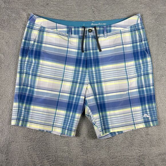 Tommy Bahama | Swim | Tommy Bahama Board Shorts Mens 42 Blue Plaid ...